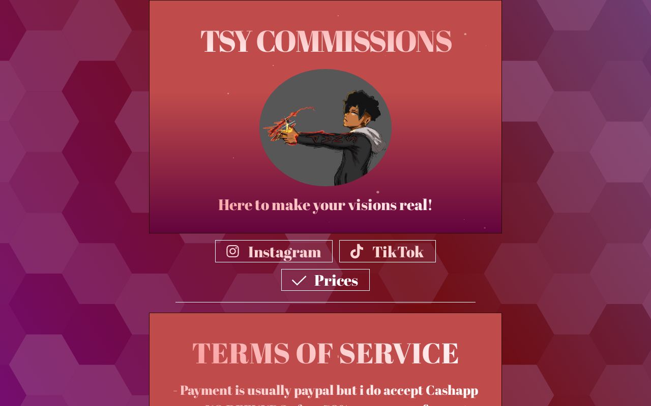 TSY COMMISSIONS TOS